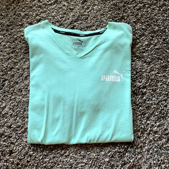 Puma | Shirts | Puma Essential V Neck Tee | Poshmark